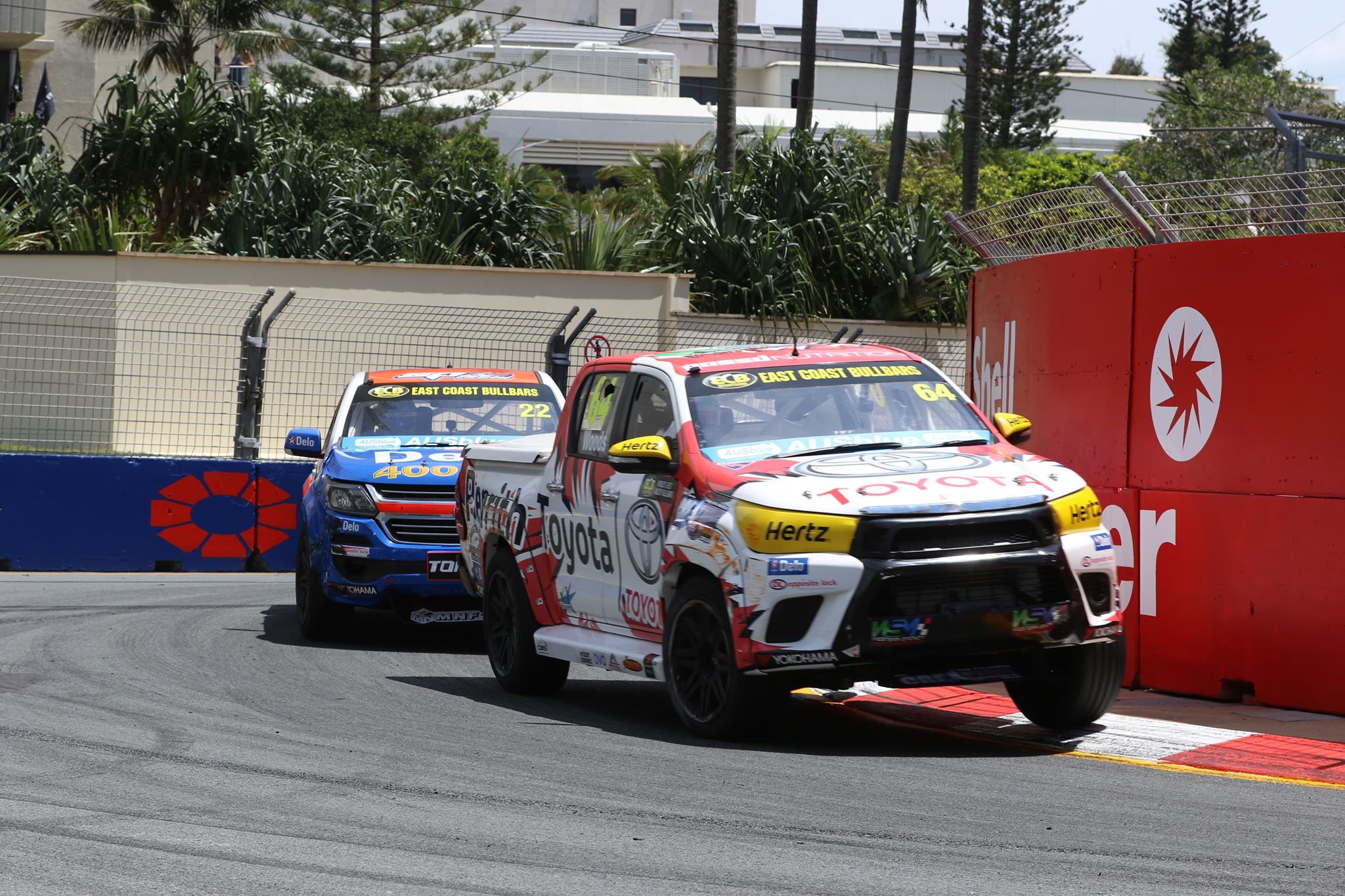Woods wins SuperUtes Race 3 despite wall hits - Speedcafe.com