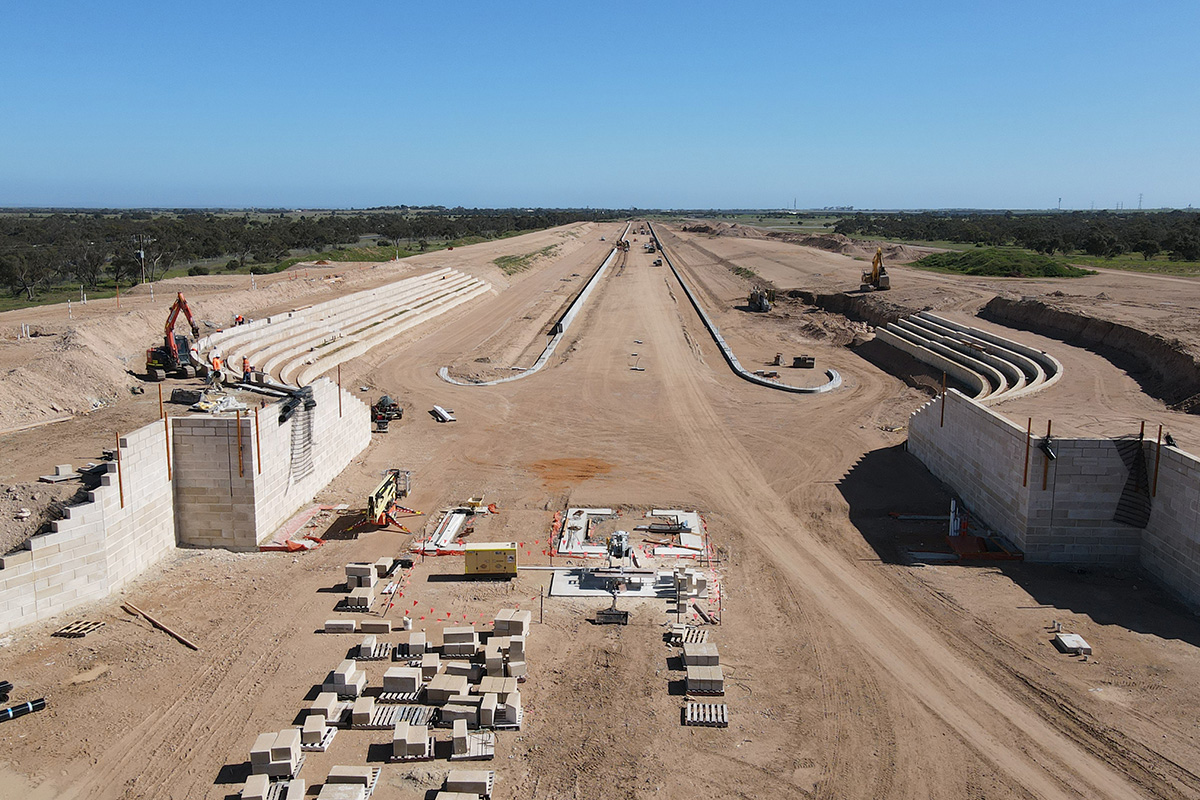 GALLERY: Construction of The Bend's dragway - Speedcafe.com